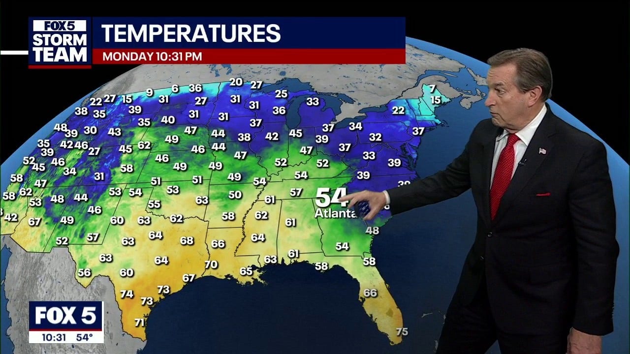 Monday night forecast | FOX 5 Atlanta