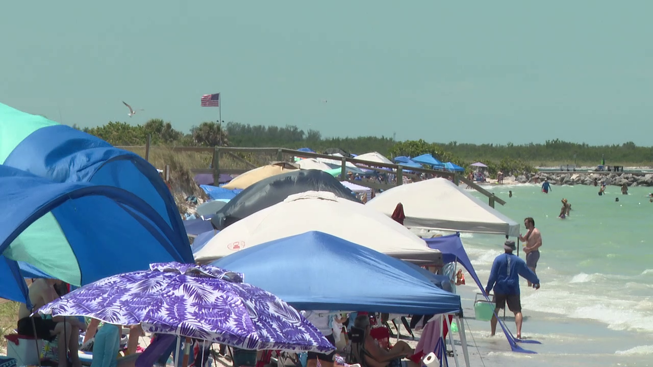Bay area beaches busy on Fourth of July | FOX 13 Tampa Bay