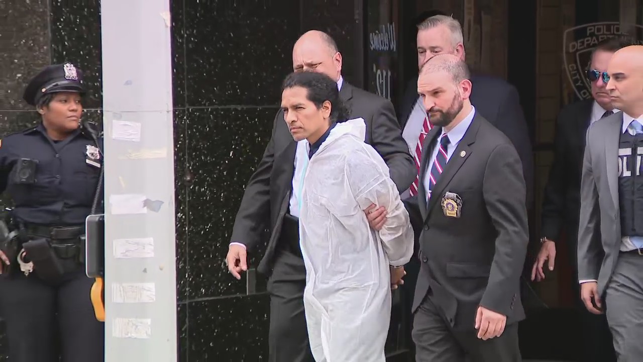 David Bonola is walked out of a NYC police precinct | FOX 5 New York