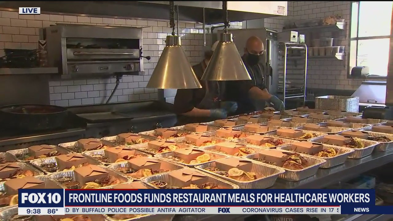 Frontline Foods funds restaurant meals for healthcare workers amid ...