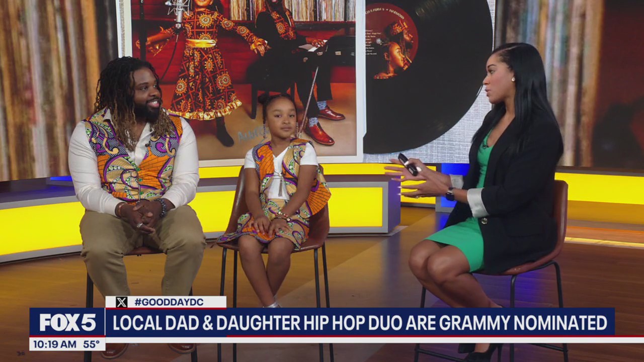 Local Dad & Daughter Hip Hop Duo are GRAMMY nominated | FOX 5 DC