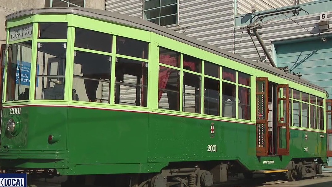 VTA's historic holiday trolley will offer free rides in San Jose for ...