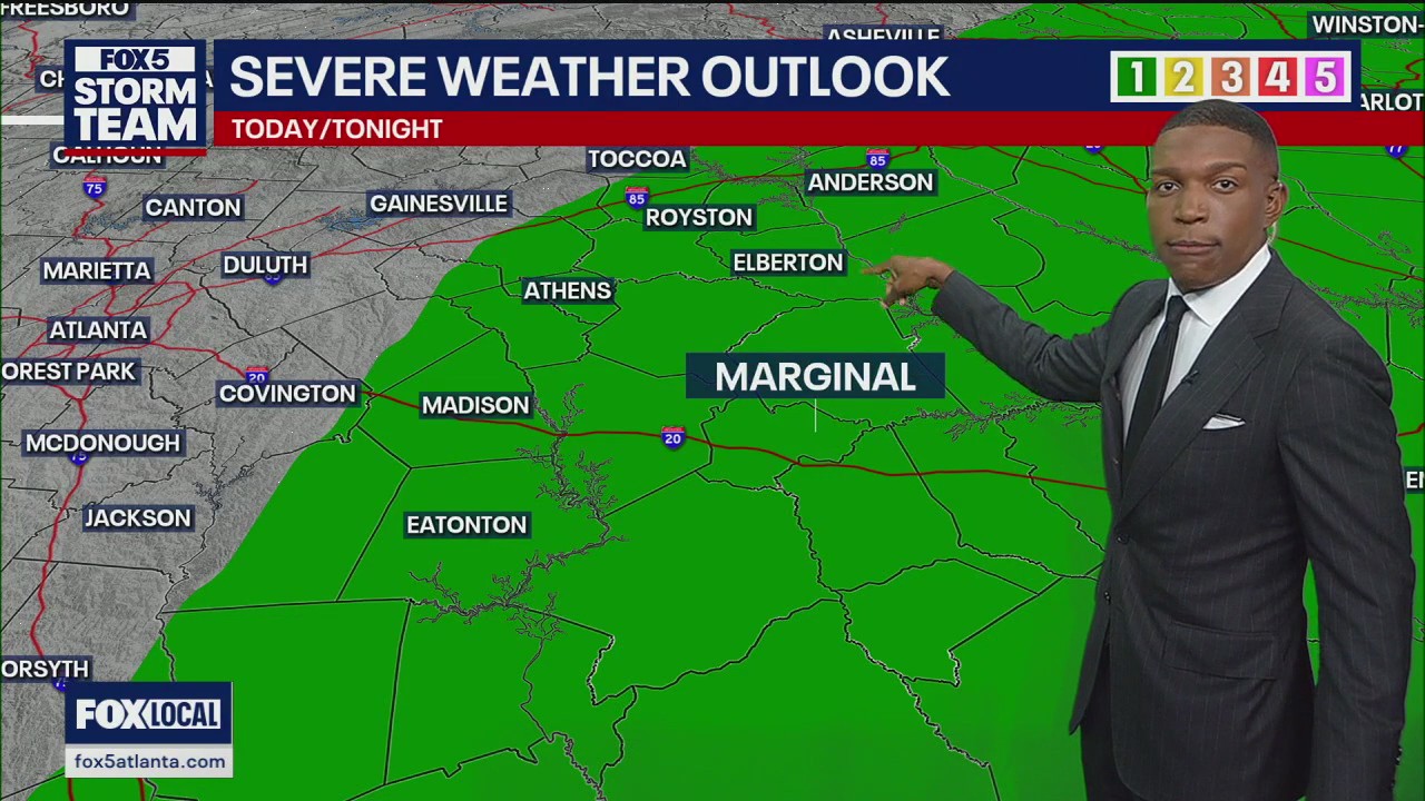 Thursday midday weather forecast | FOX 5 Atlanta
