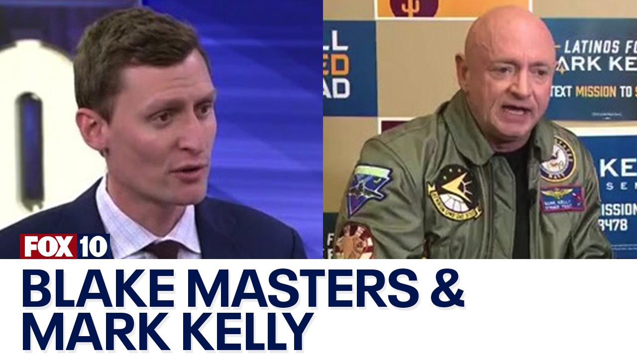 Newsmaker: Blake Masters and Mark Kelly race to the Senate | FOX 10 Phoenix