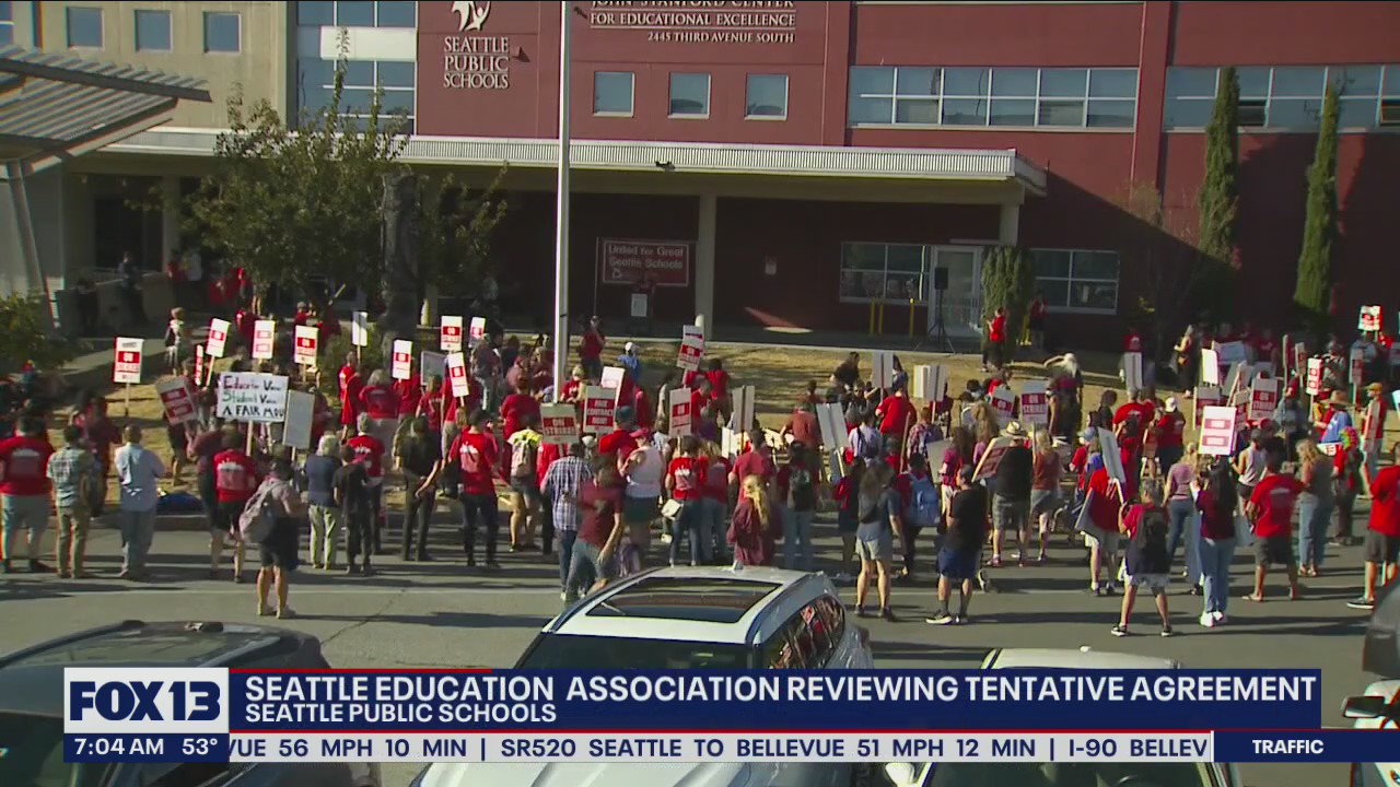 Seattle Education Association reviewing tentative agreement | FOX 13 ...