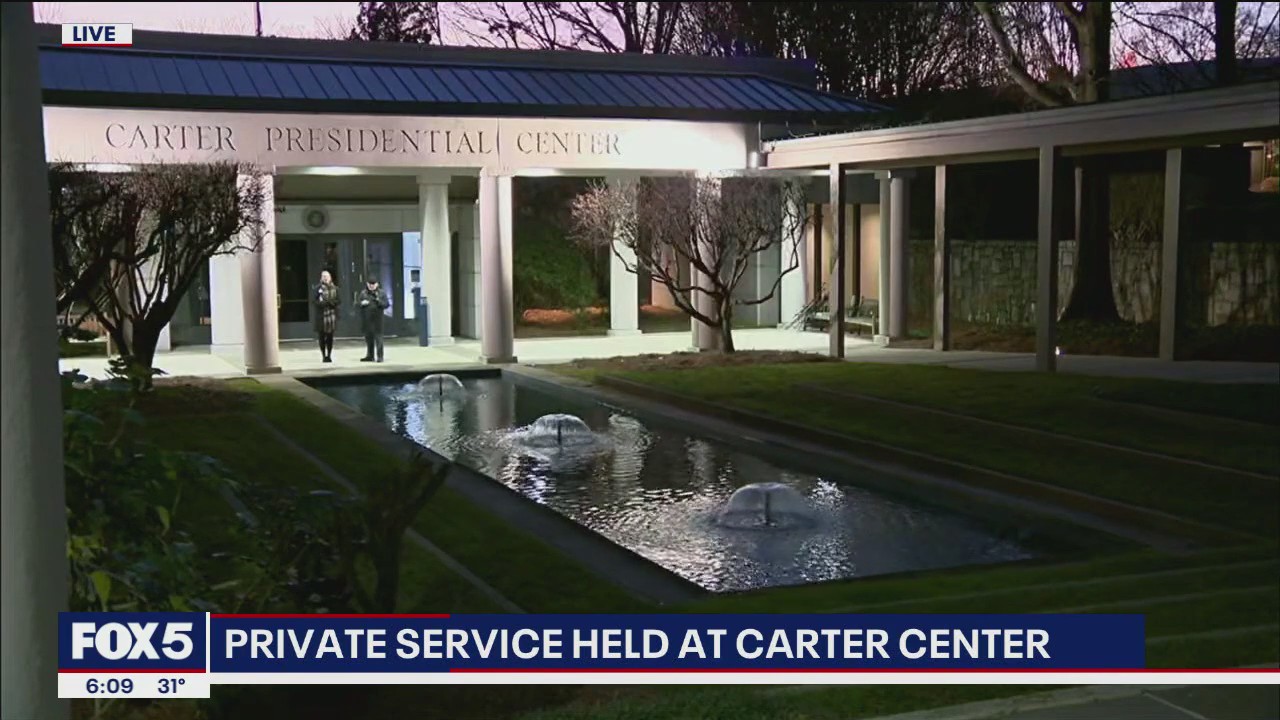 President Jimmy Carter lies in repose after private funeral service at ...
