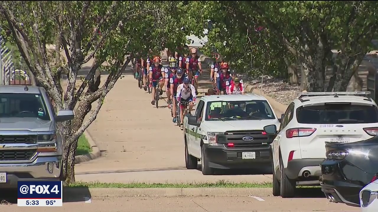 First responders bike across Texas to remember fallen comrades | FOX 4 ...