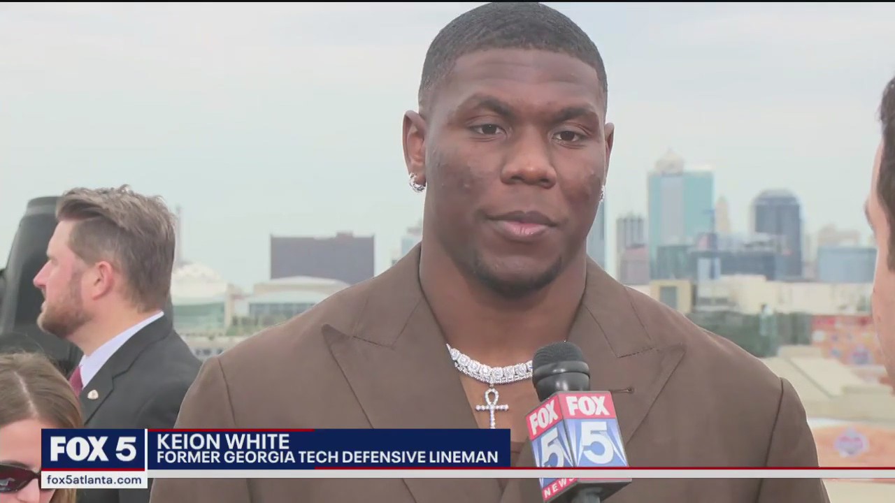 Keion White at NFL draft | FOX 5 Atlanta