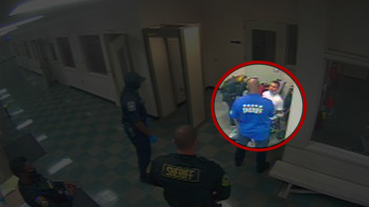 Video: Victor Hill confronts inmate Glen Howell, strapped in restraint ...