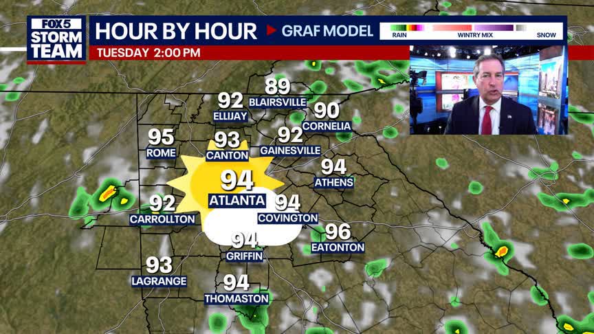 Monday Night Weather Update | FOX 5 Atlanta