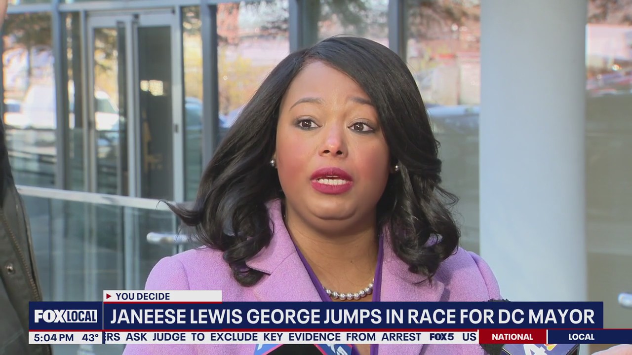 DC councilmember Janeese Lewis George announces mayoral run | FOX 5 DC