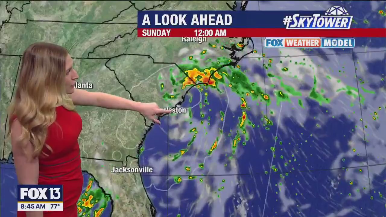 Tampa weather | Scattered thunderstorms Saturday | FOX 13 Tampa Bay