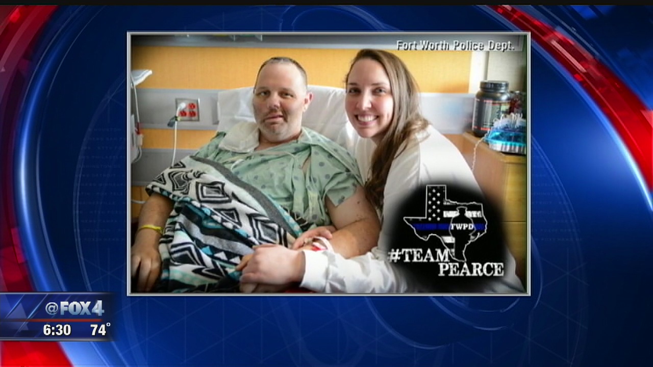 Officer Matt Pearce going home | FOX 4 Dallas-Fort Worth