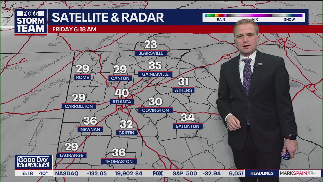 Friday morning weather forecast | FOX 5 Atlanta