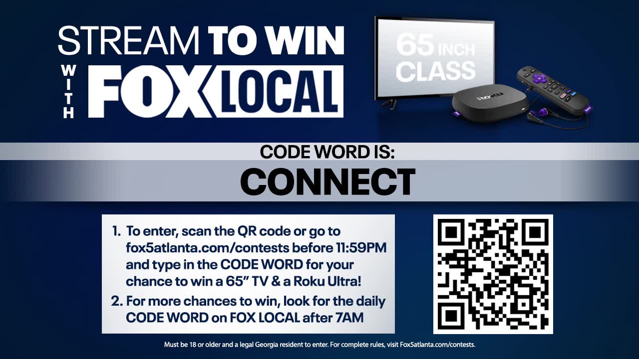 FOX Local Stream to Win Giveaway Code Word May 23, 2024 | FOX 5 Atlanta