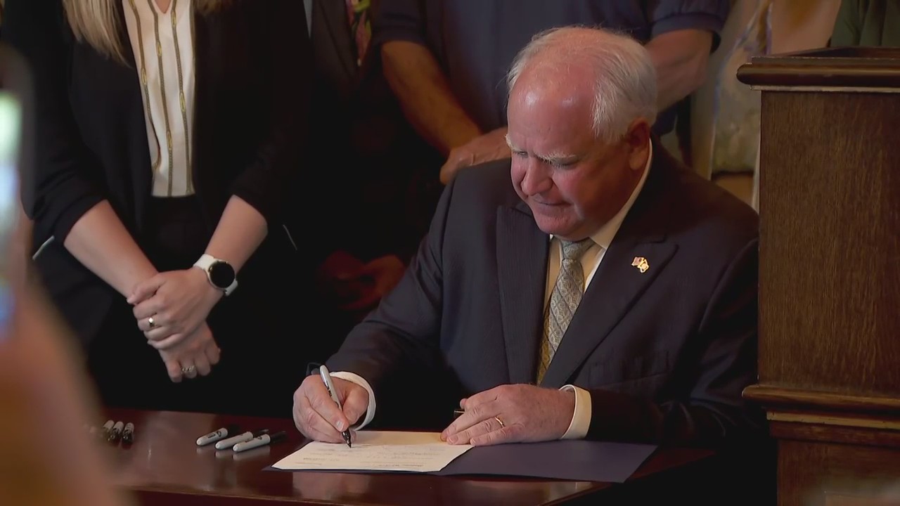Gov. Walz signs marijuana legalization bill into law | FOX 9 ...