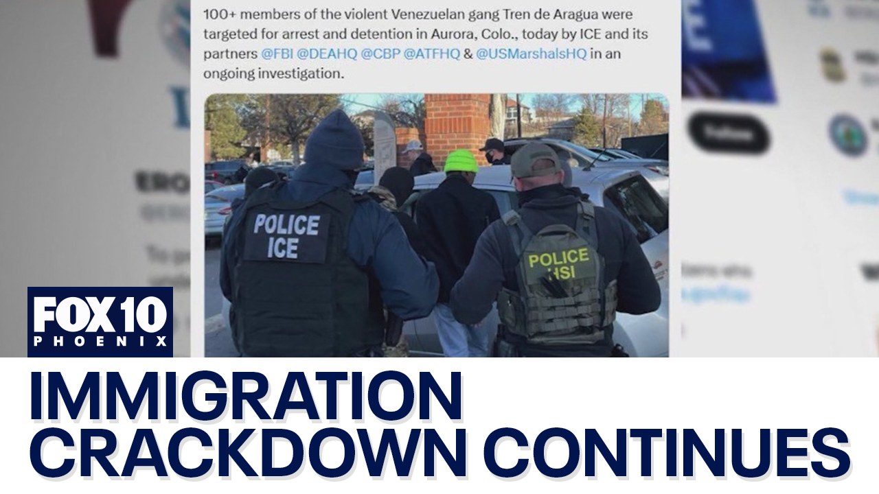 Venezuelan gang members arrested by ICE in Colorado | FOX 10 Phoenix
