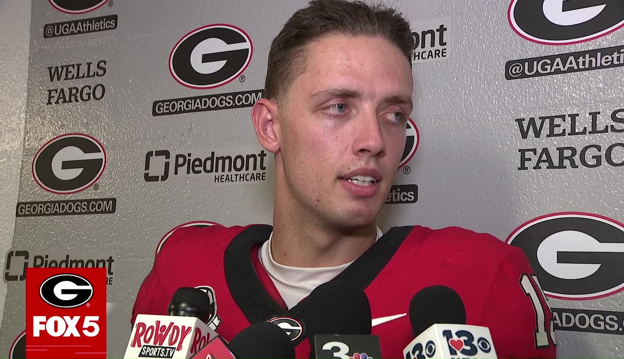 Carson Beck Talks 31-13 Win Over Auburn | FOX 5 Atlanta