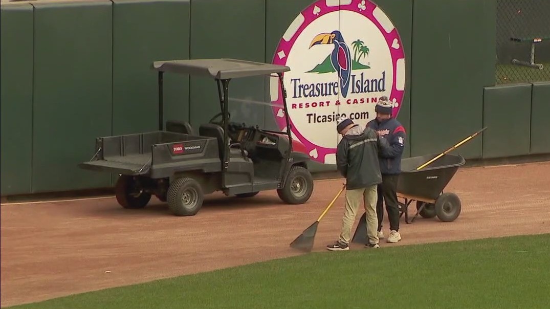 Twins home opener: Getting the field ready | FOX 9 Minneapolis-St. Paul