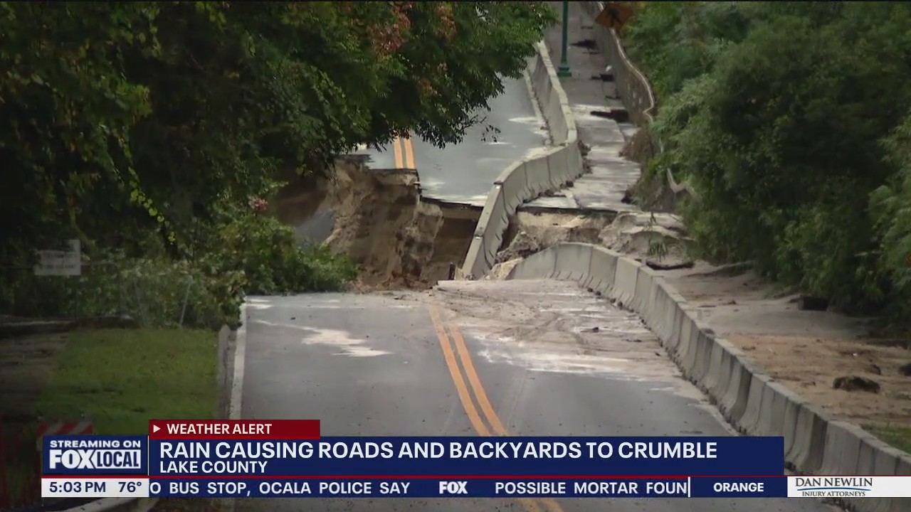 Mount Dora flash flood displaces residents | FOX 51 Gainesville