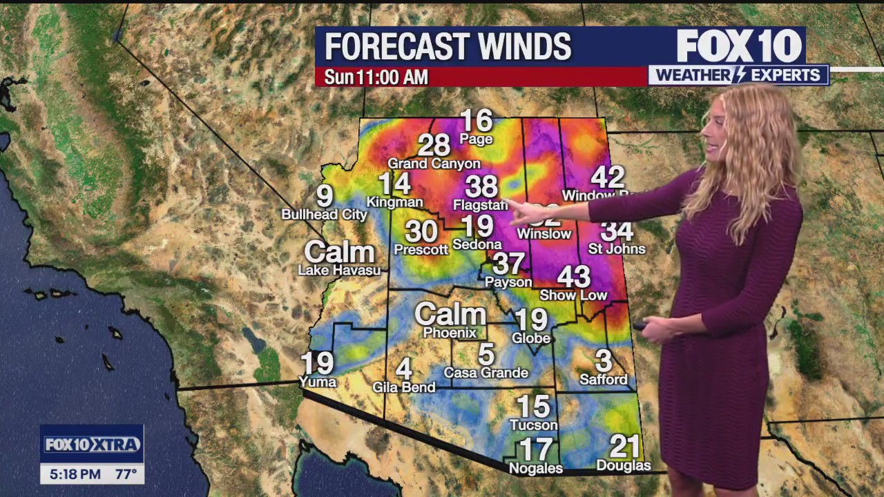 5 p.m. Weather Forecast - 11/23/24 | FOX 10 Phoenix
