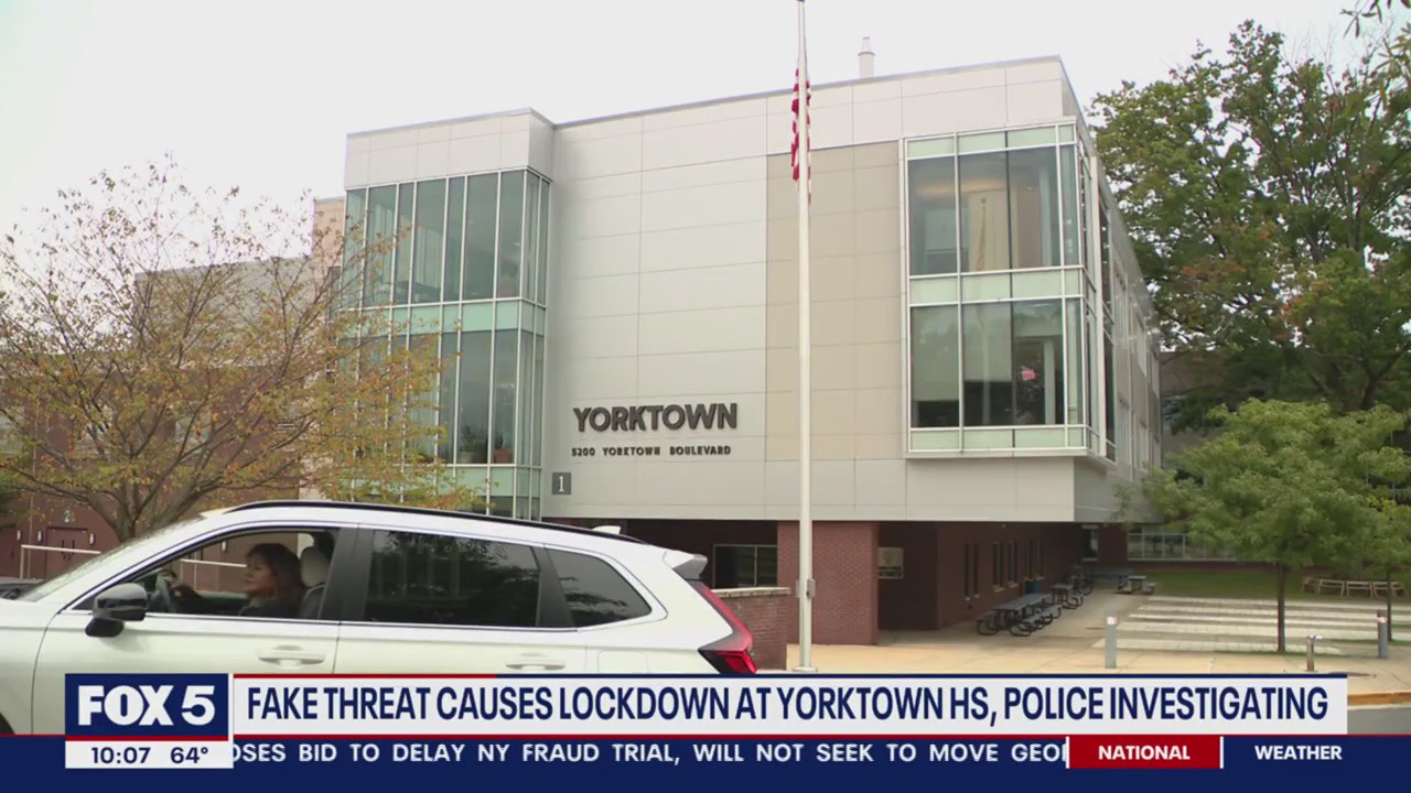 Fake threat prompts lockdown at Yorktown High School | FOX 5 DC