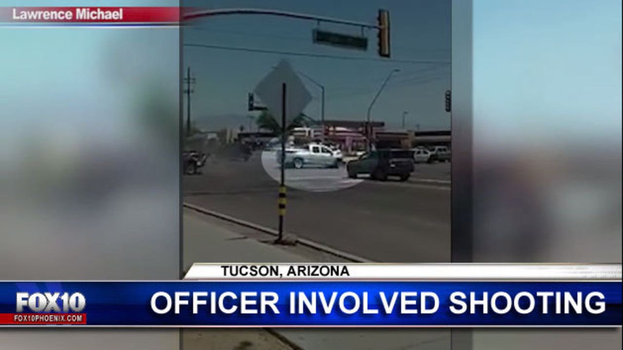 Tucson Police open fire on wanted suspect