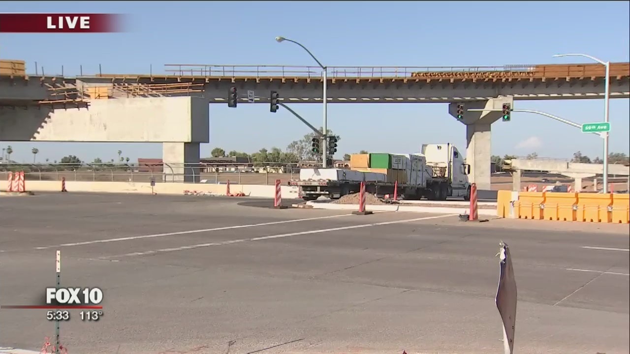 I-10 access road between 51st and 67th Avenues now open | FOX 10 Phoenix