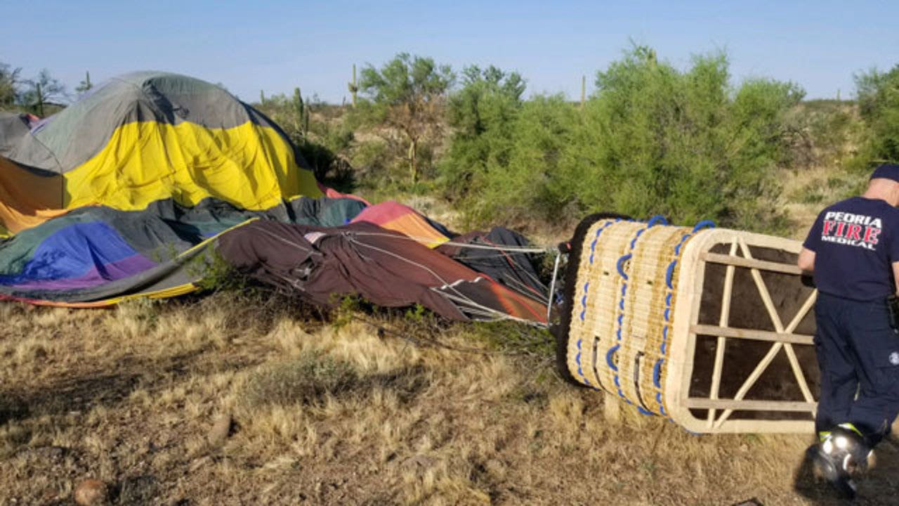 1 injured after hot air balloon crashes in Peoria | FOX 10 Phoenix