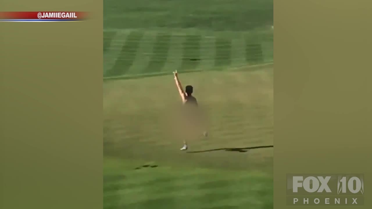 CAUGHT ON CAMERA: Man arrested after a streaking incident at the ...