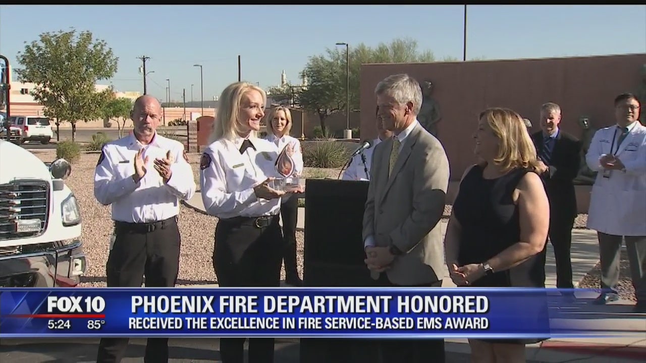 Phoenix Fire Department honored with award