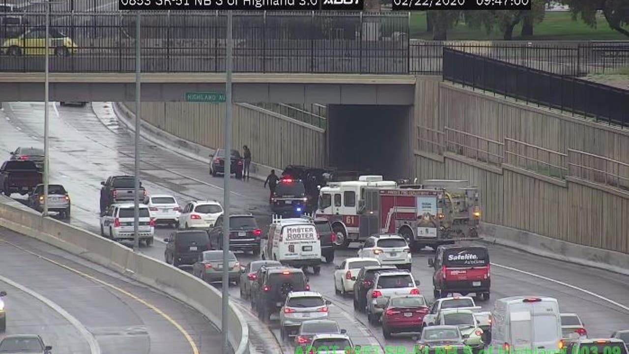 FD: 5 injured in multi-vehicle crash on SR 51 at Highland | FOX 10 Phoenix