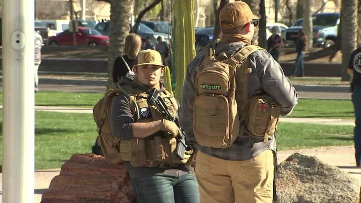 Gun rights supporters gather for 2nd Amendment rally at Arizona State ...