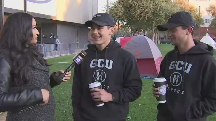 Havocs 2-day camp out: GCU students camp out for basketball tickets ...