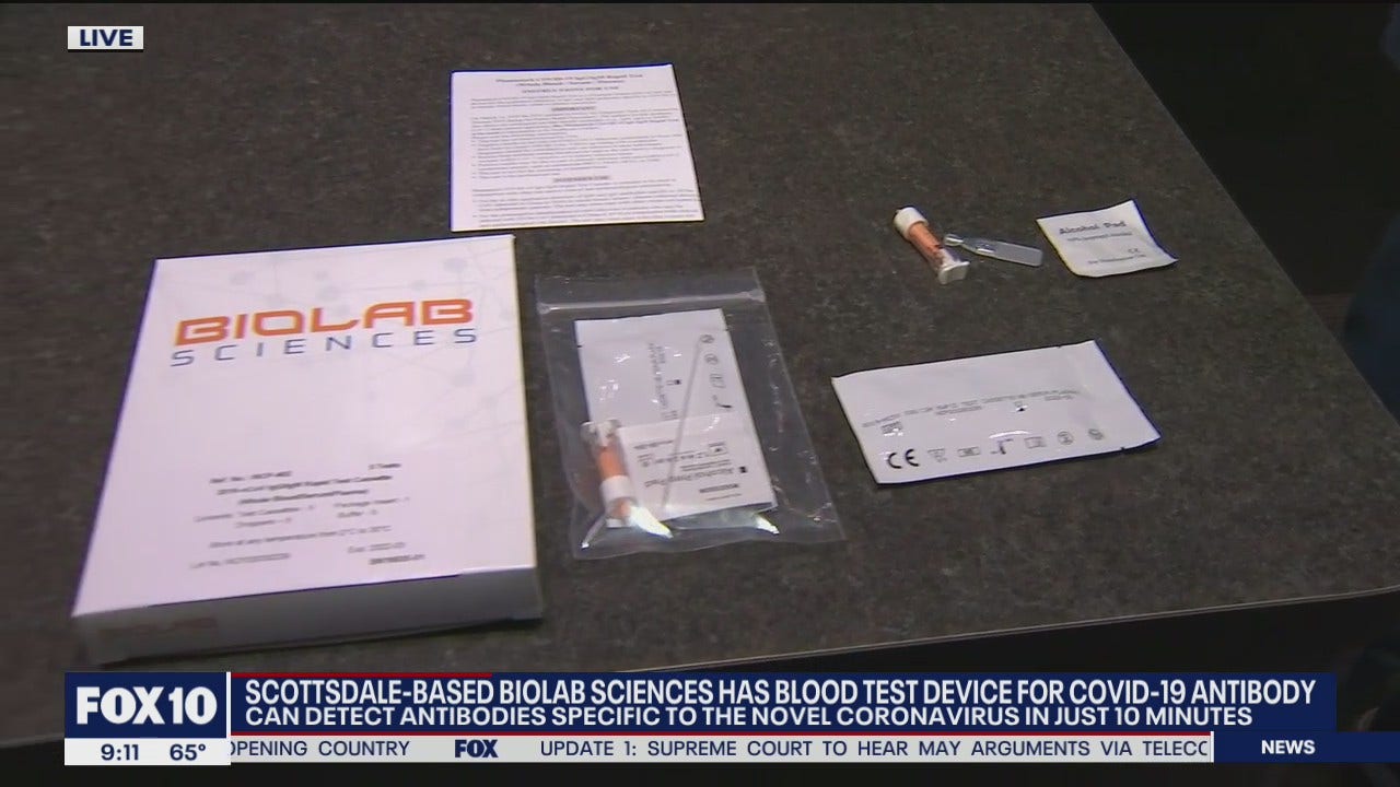 Scottsdale-based Biolab Sciences has blood test device for COVID-19 ...