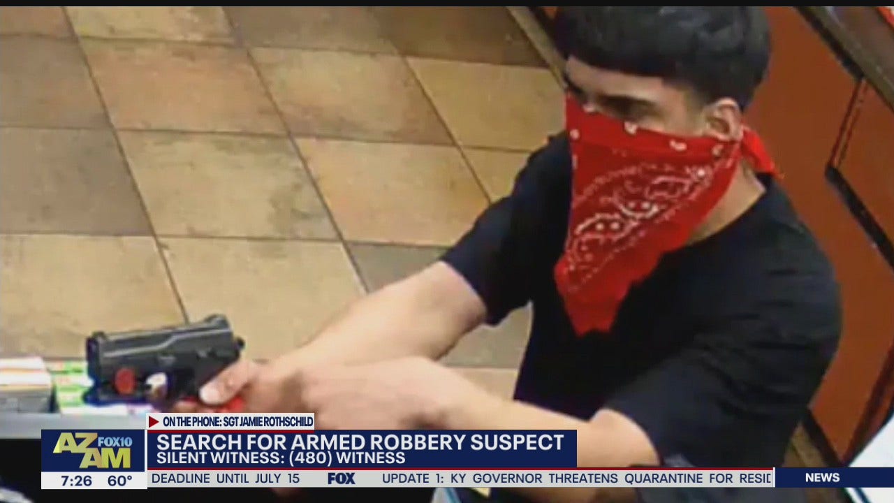 Phoenix Police looking for armed robbery suspect