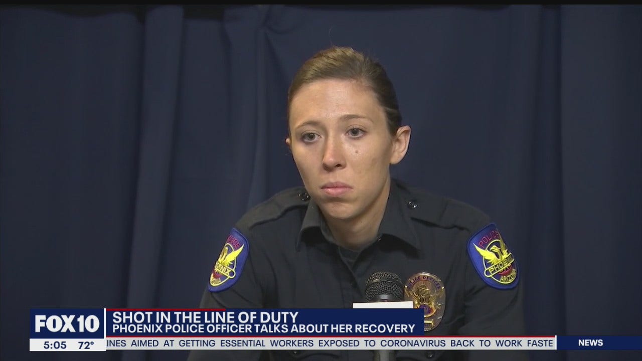 Phoenix Police officer says protective plate her dad gave her may have ...