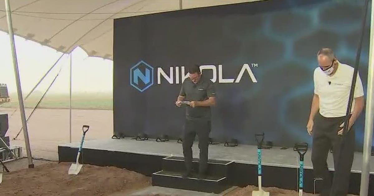 Nikola breaks ground on electric truck factory in Arizona | FOX 10 Phoenix