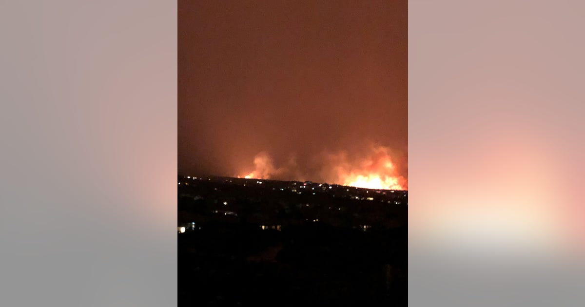 Wildfire burns in McDowell Mountain Regional Park after night of stormy ...
