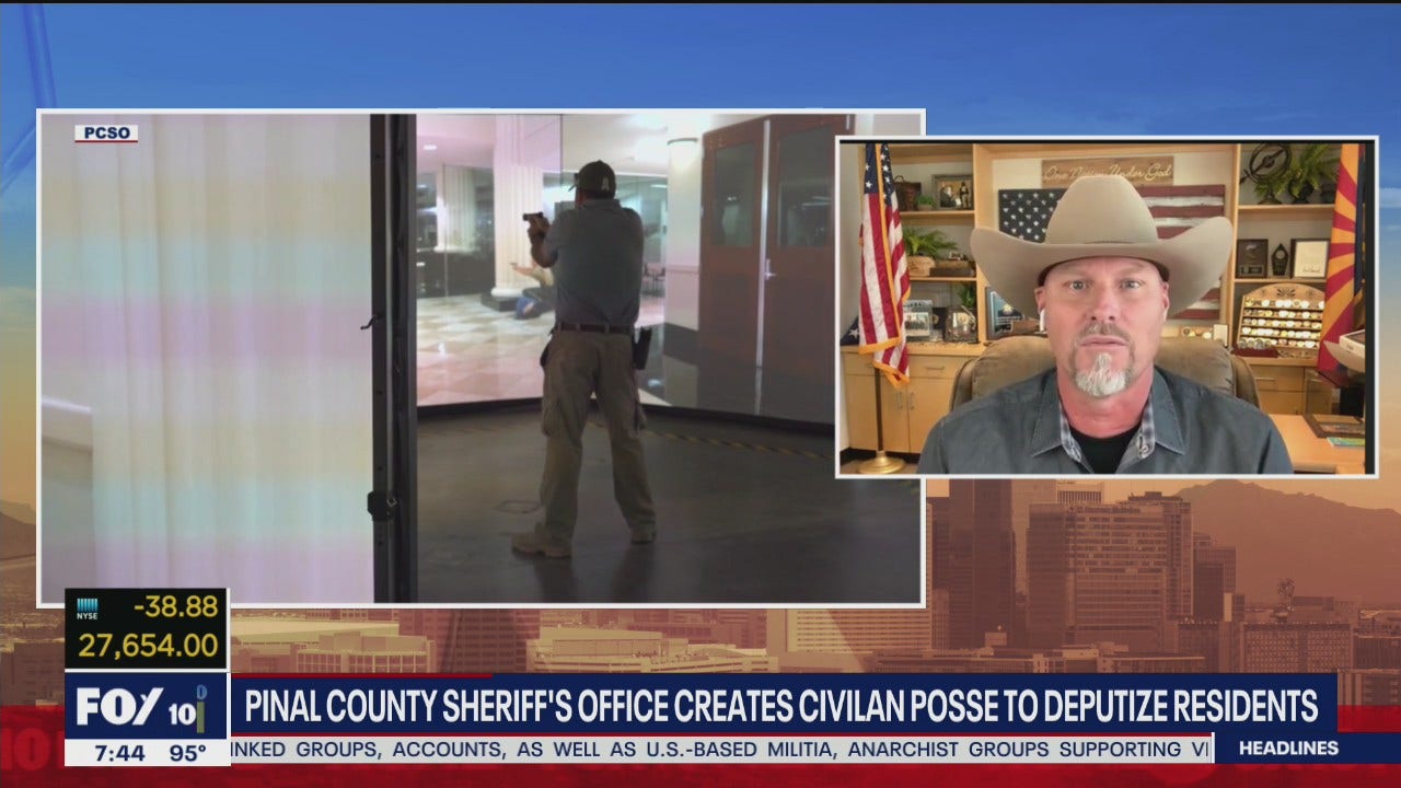 Pinal County Sheriff Mark Lamb speaks on 'Citizens Posse' program aimed ...
