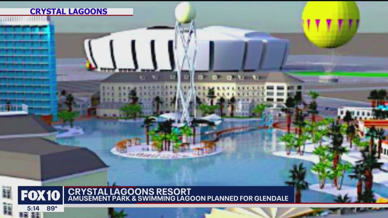 'Crystal Lagoons Island Resort' approved by Glendale City Council ...