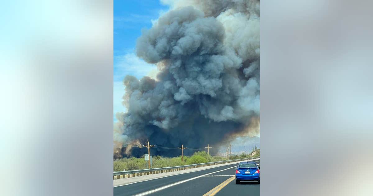 Arizona State Forestry officials: Wildfire that burned 1,200 acres of ...