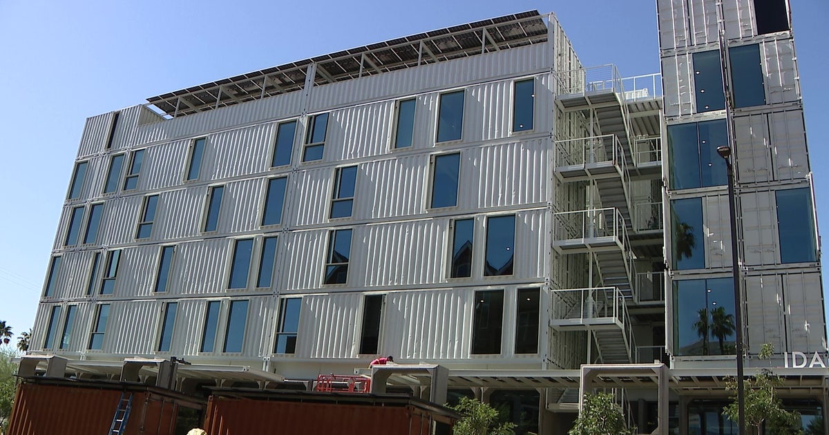 Tallest North American building made from shipping containers to open ...
