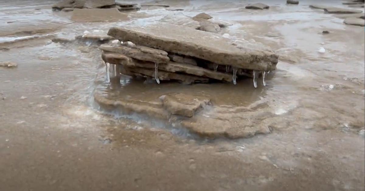 Mysterious sand slabs appearing on Lake Michigan beach | FOX 10 Phoenix