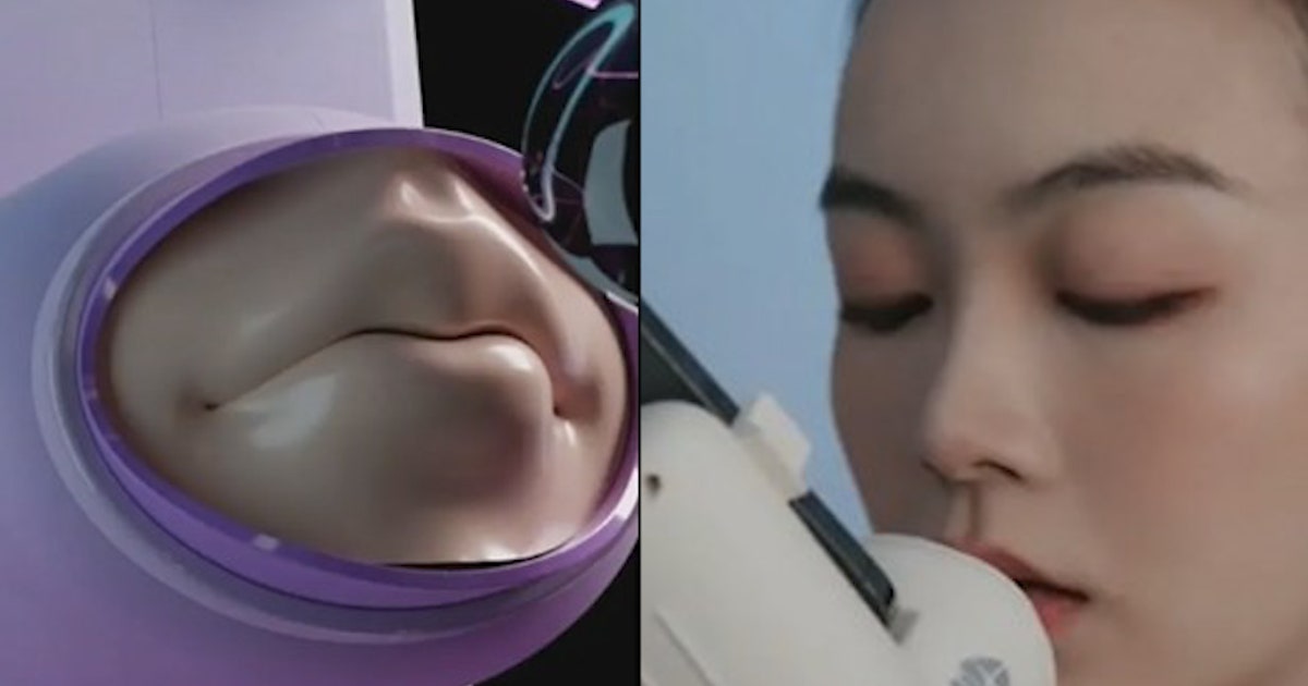 Chinese 'kissing' device allows long-distance couples to virtually ...