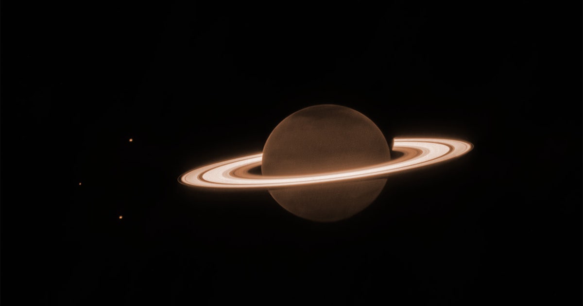 Saturn’s rings glow in new image captured by James Webb telescope | FOX ...