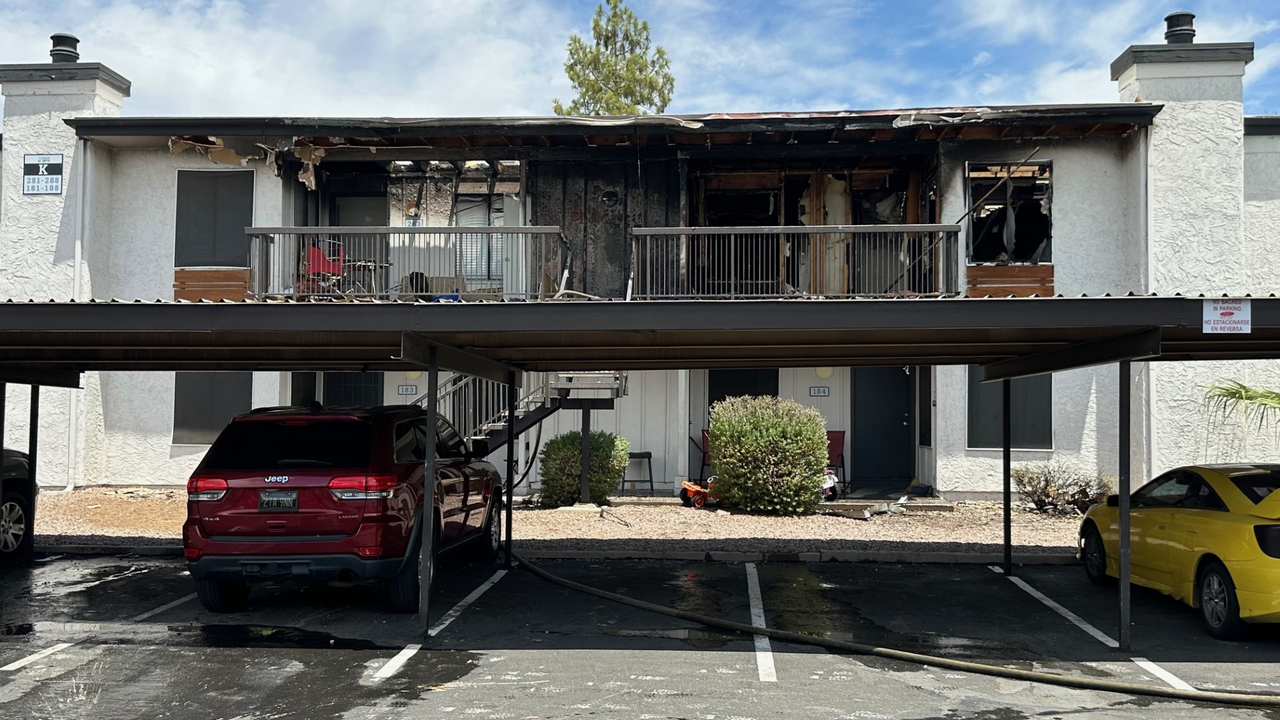 Apartment Fire Leaves Dozens Of Residents Out In Sweltering Phoenix