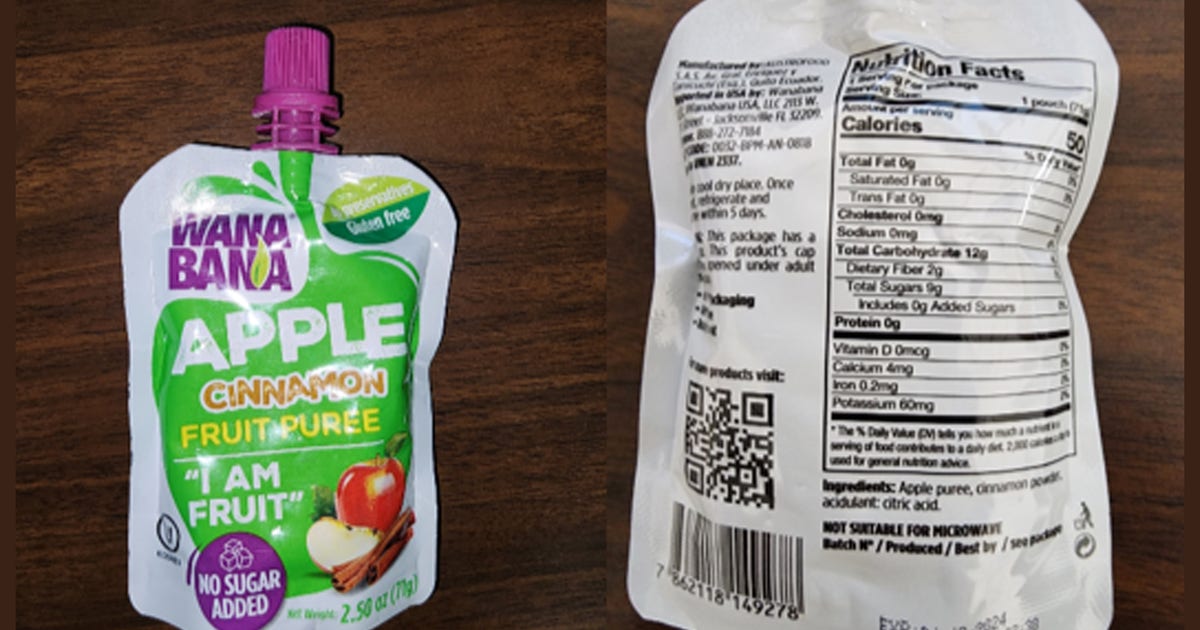 Nearly 24 toddlers sickened by lead contamination linked to applesauce ...