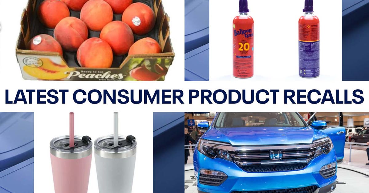 Latest consumer product recalls: Fruit linked to listeria, helium tank ...