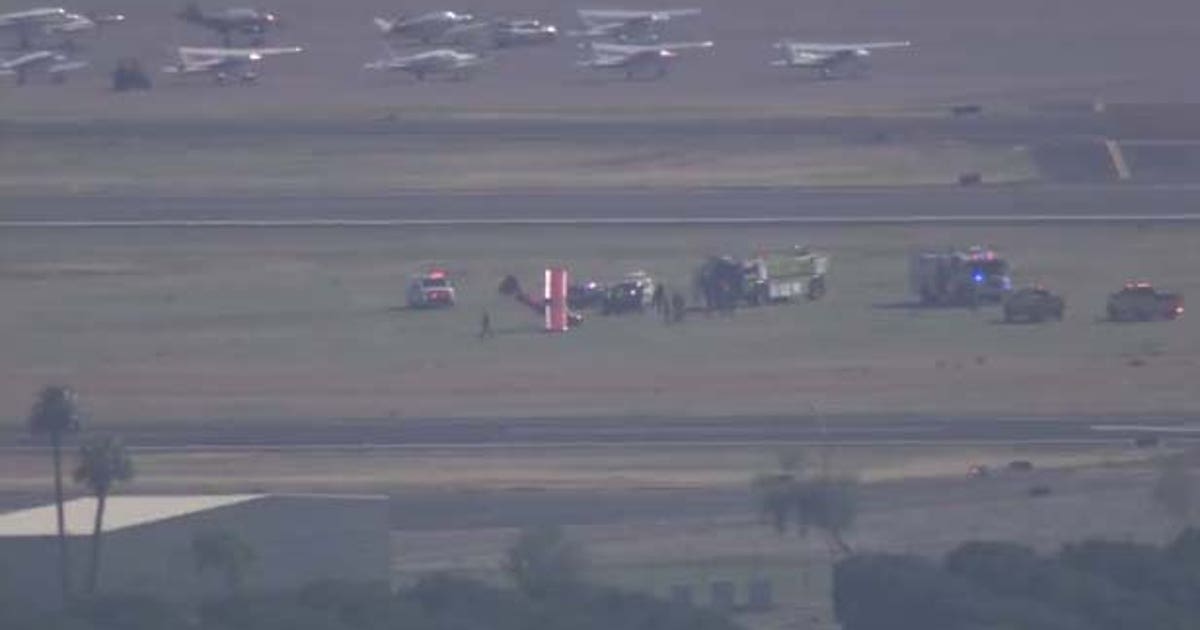Experimental plane crashes during landing at Falcon Field | FOX 10 Phoenix